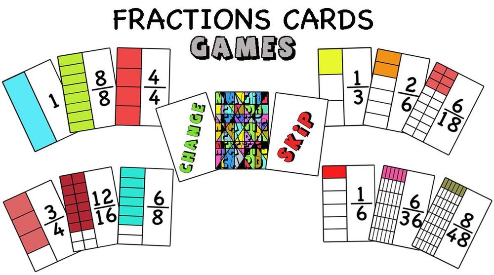 Fractions Card Games | Math Curious