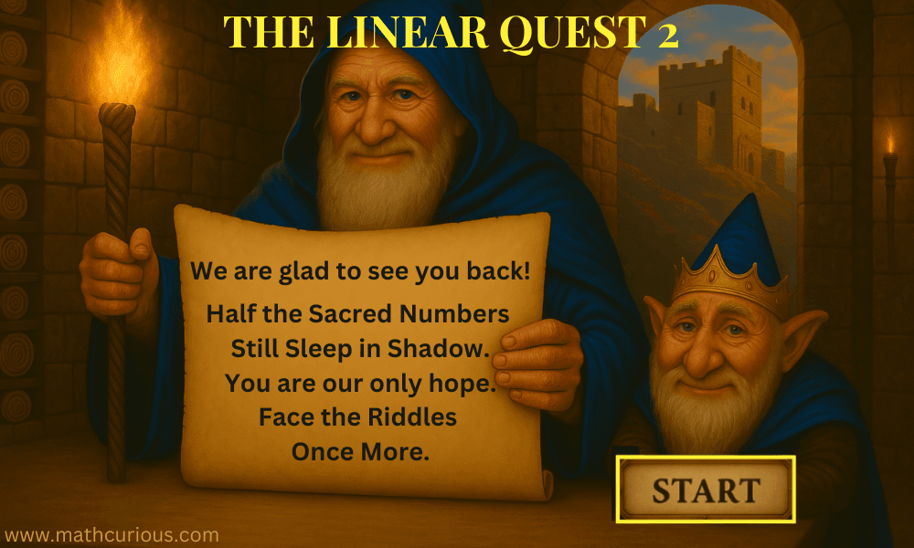 Algebra Escape Adventure- Solve problems using Linear Equations | Math Curious